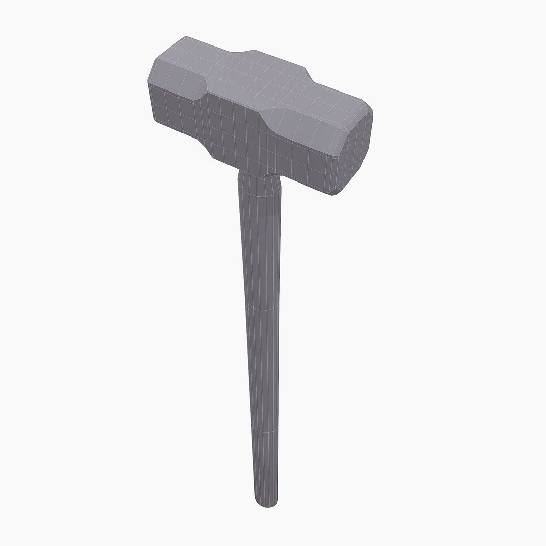 Sledge Hammer 3D Model - TurboSquid 1545130