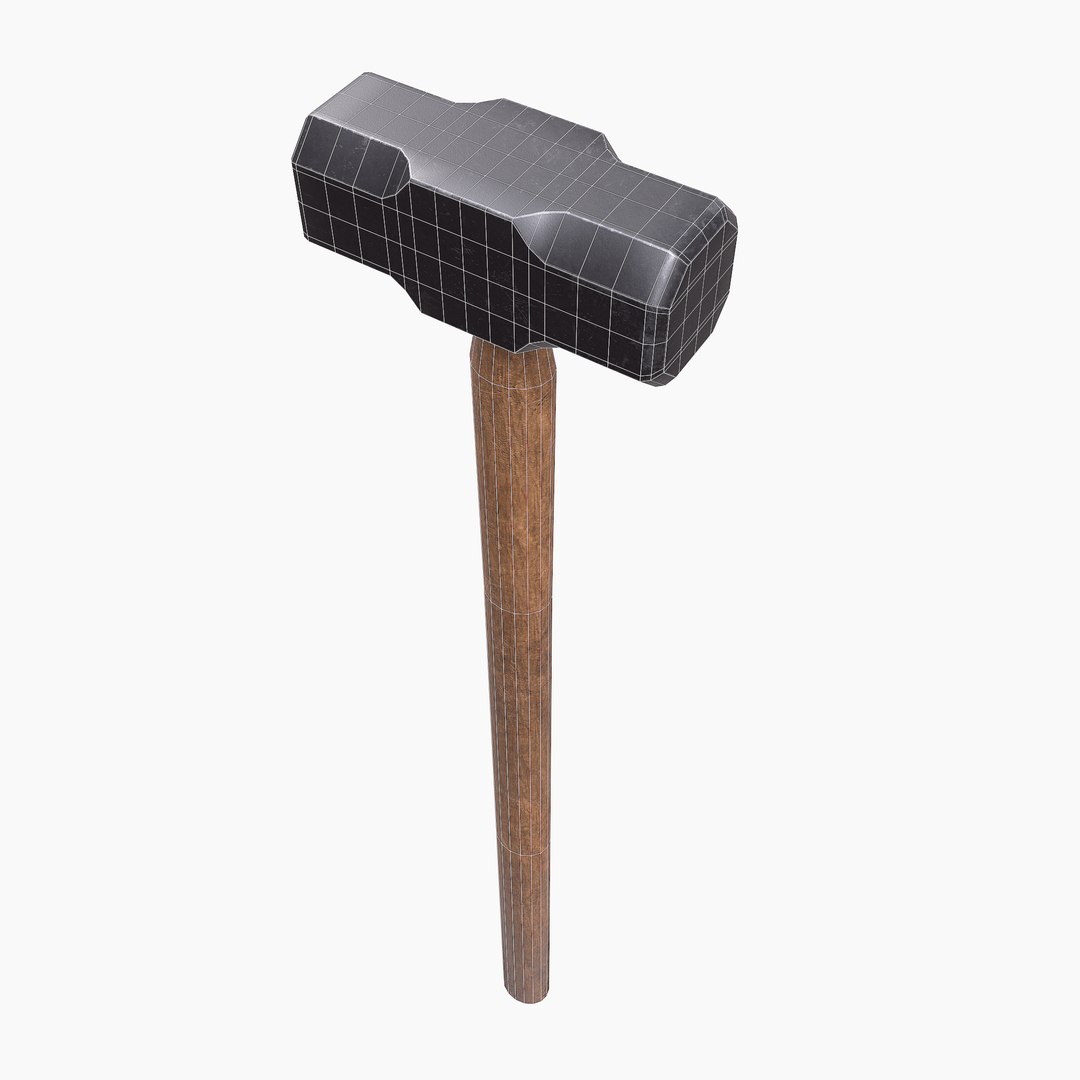 Sledge Hammer 3D Model - TurboSquid 1545130