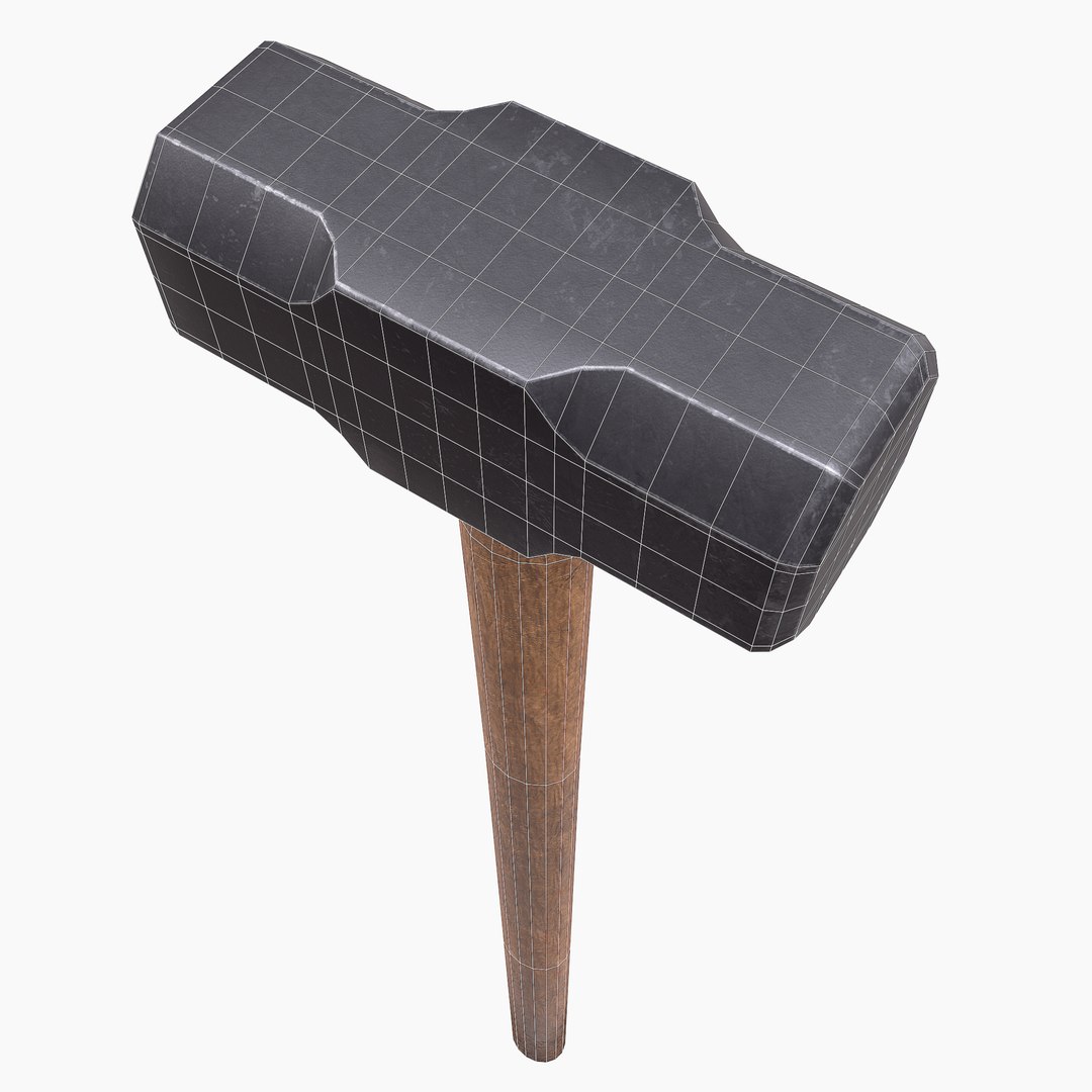 Sledge Hammer 3D Model - TurboSquid 1545130