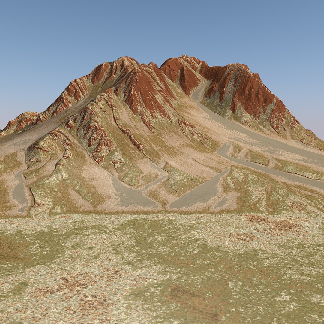 3d Model Mountain Mt002
