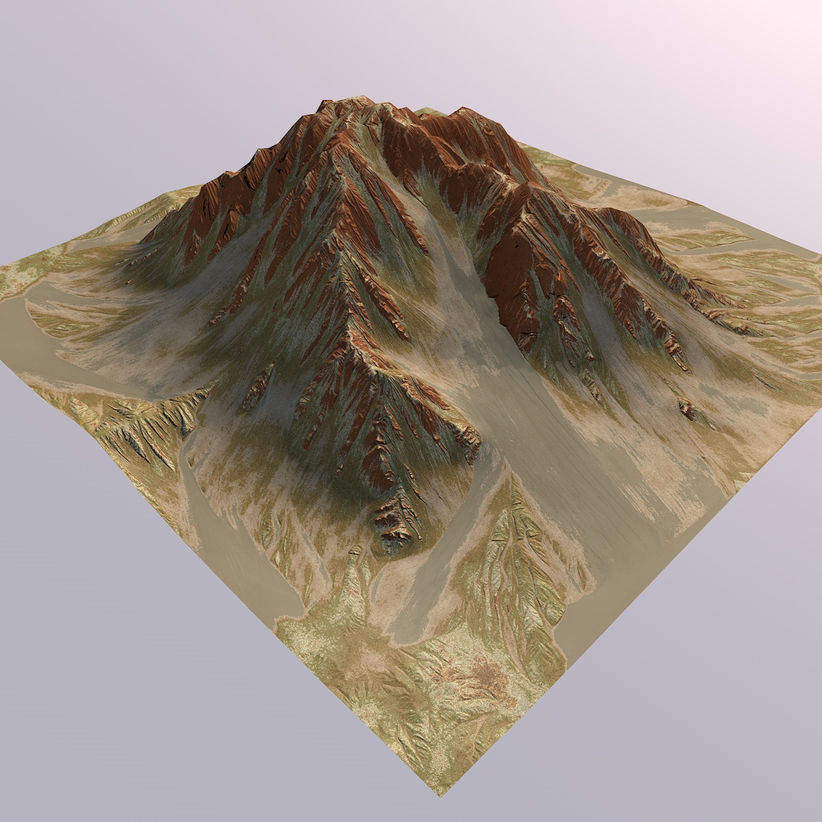 3d model mountain mt002