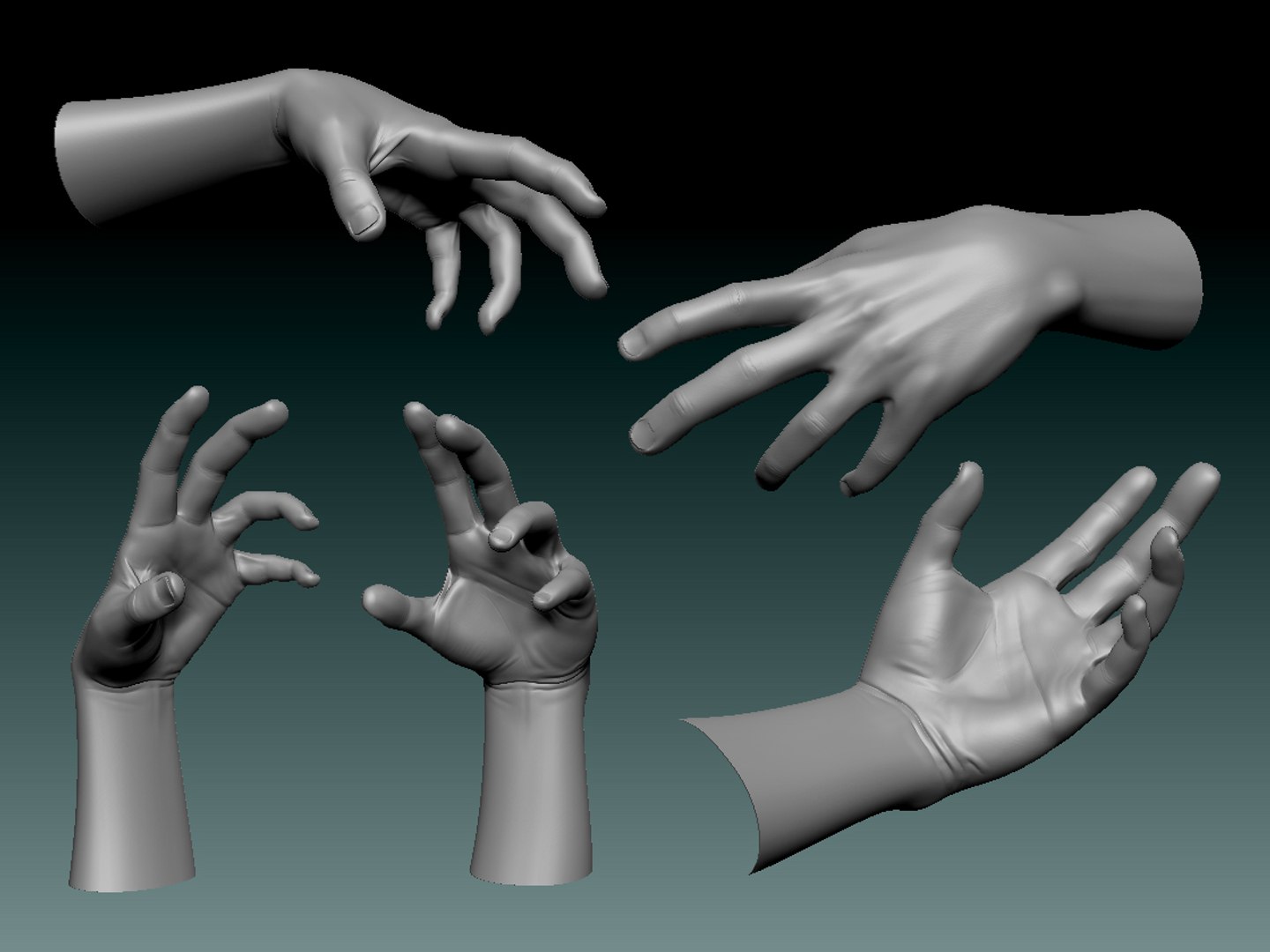 Maya Hand Zbrush Resolution