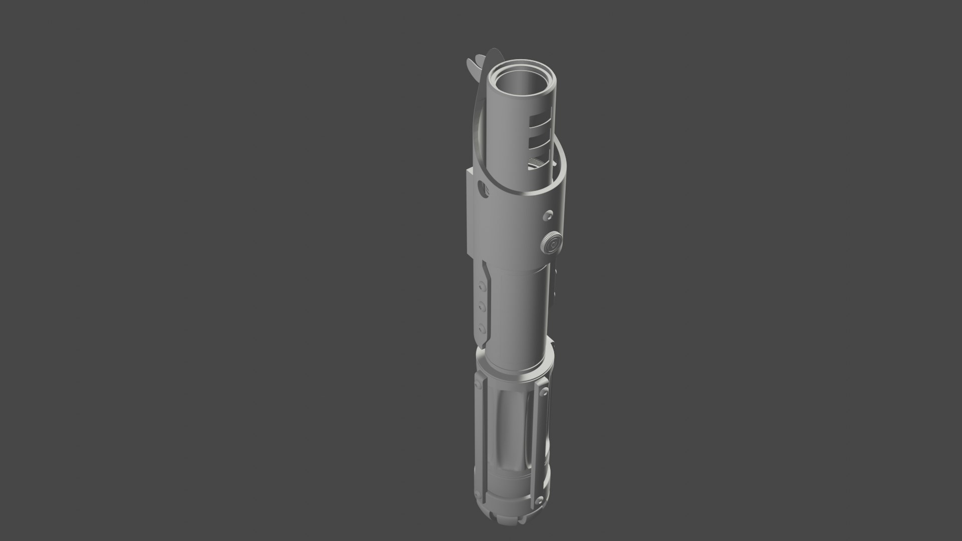 Light Saber Handle Full Separate Components No Textures 3D Model ...