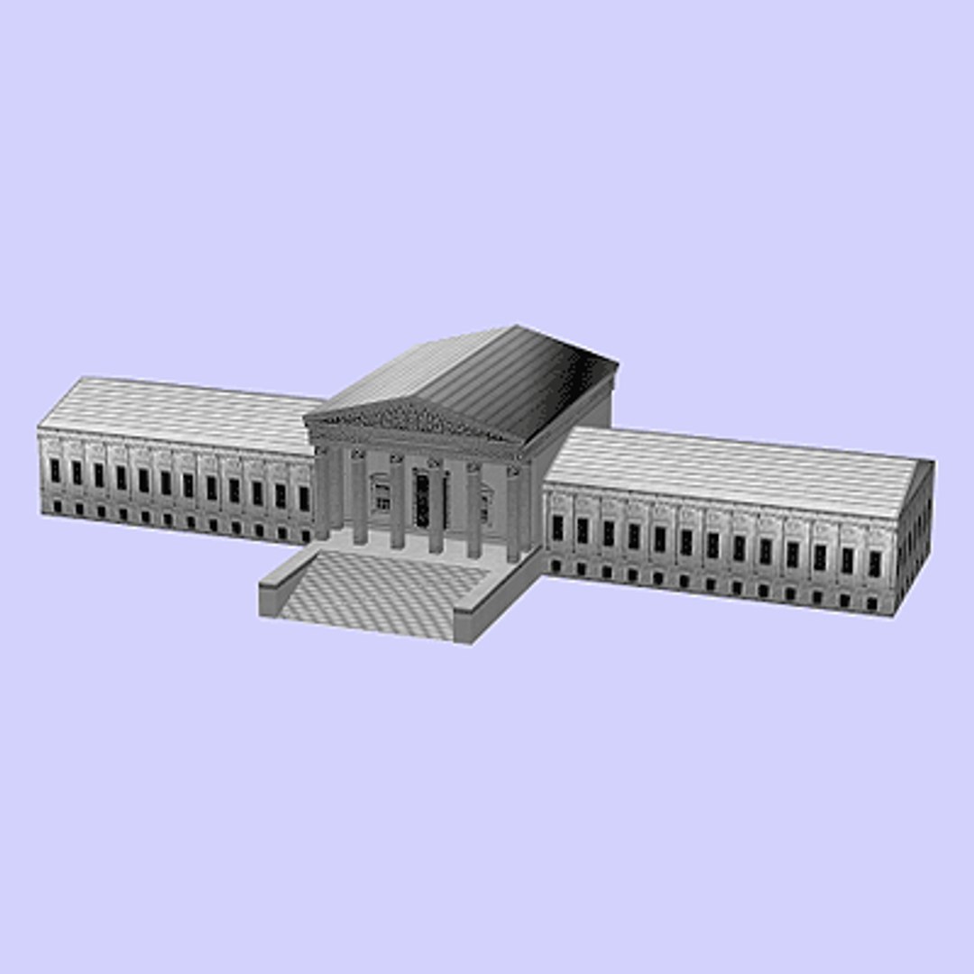 Buildings Capitol Washington Monument 3d Model