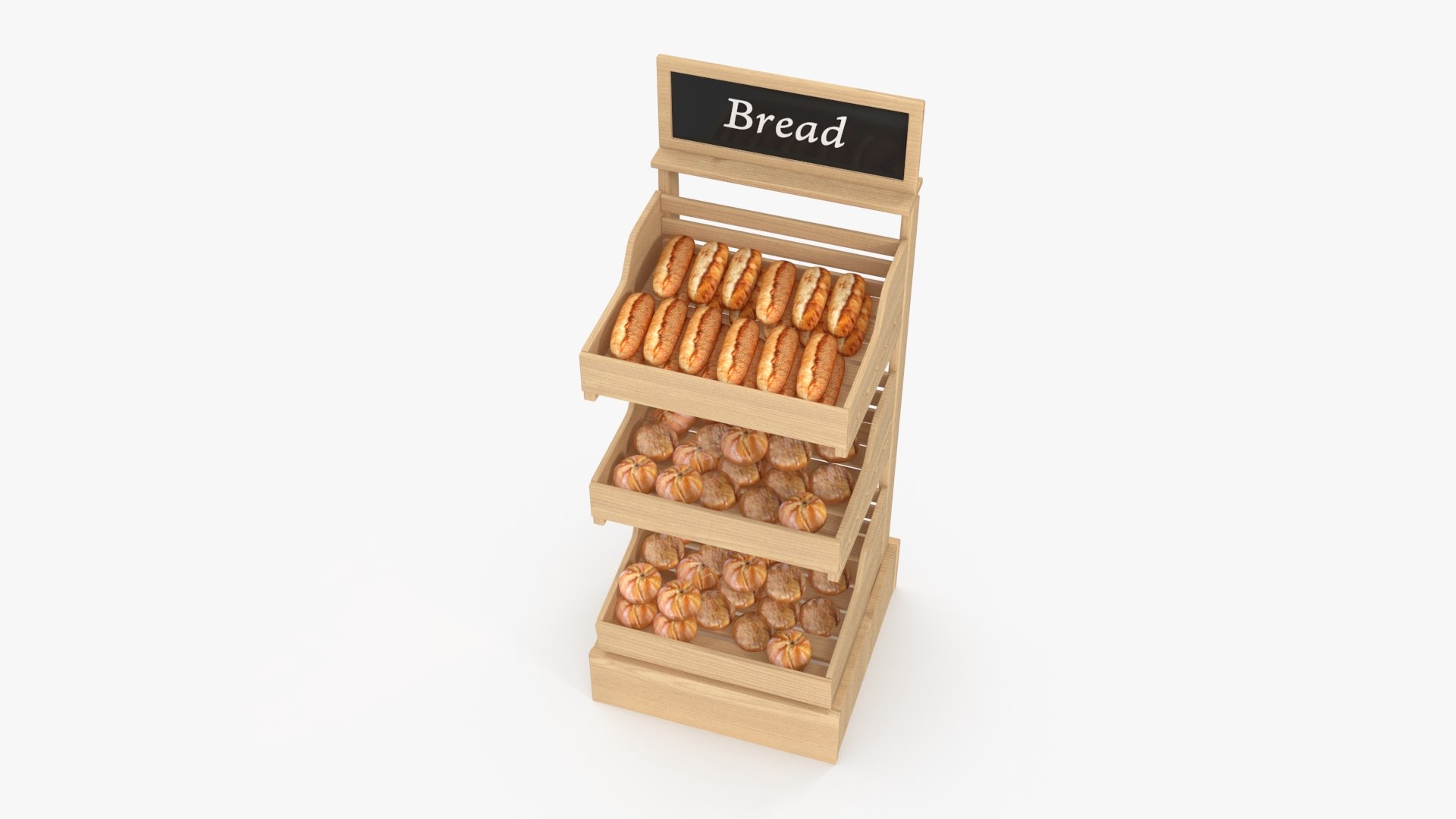 Bakery Display 3D Model - TurboSquid 1479537