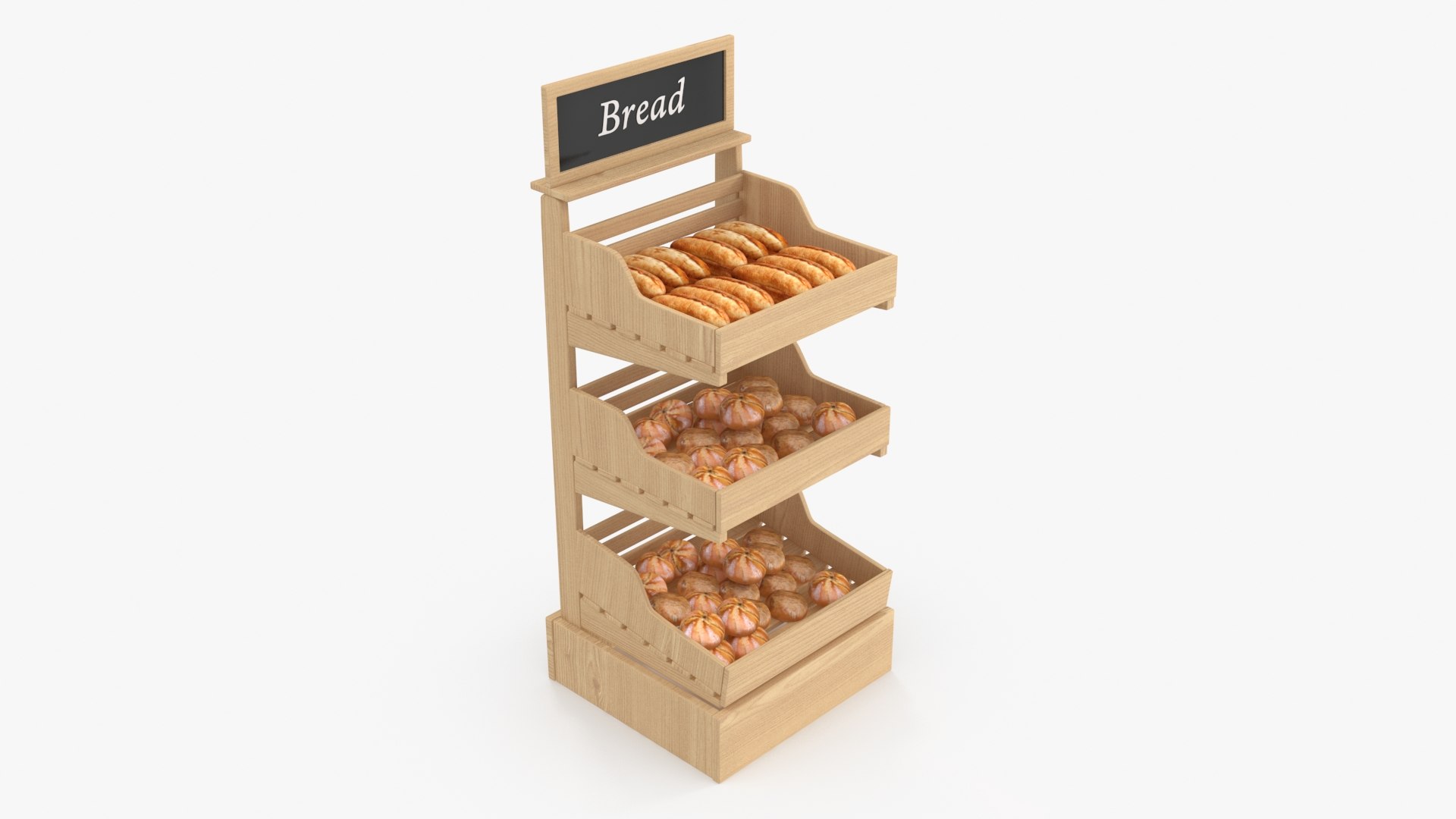 Bakery Display 3D Model - TurboSquid 1479537