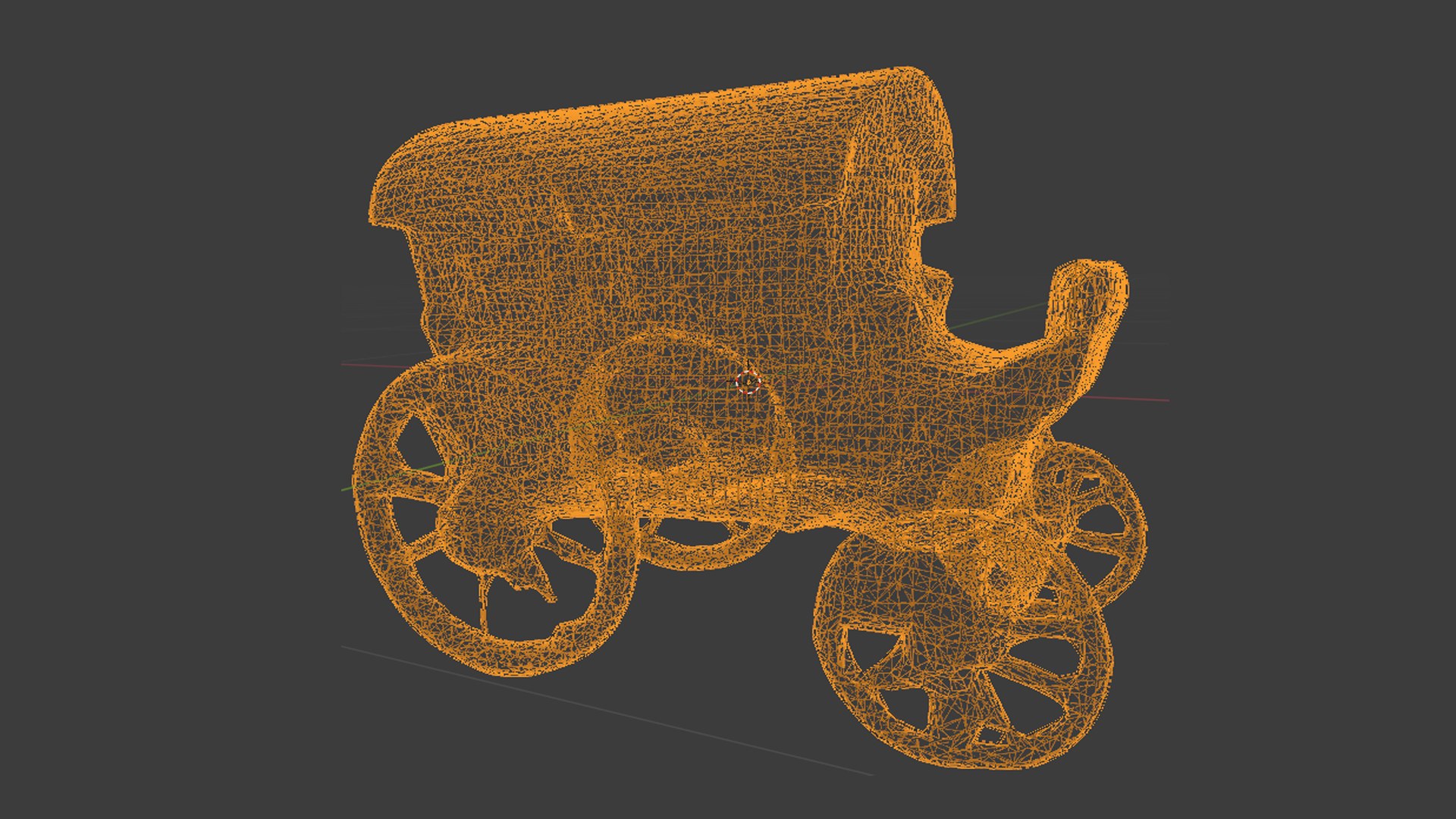 3D Old Wooden Medieval Carriage Model - TurboSquid 2218984