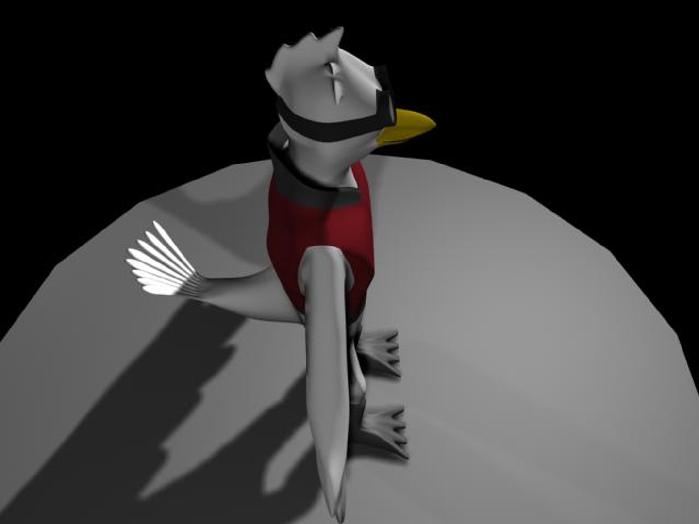 Humanoid Bird 3d Model