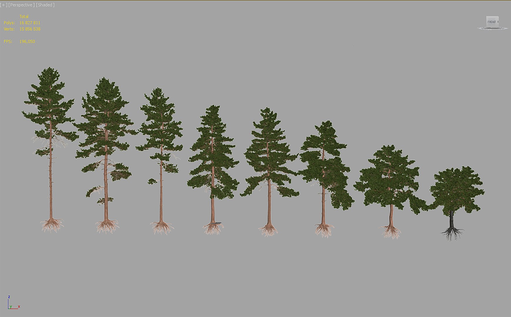 3D Pack Realistic Pines - TurboSquid 1375515