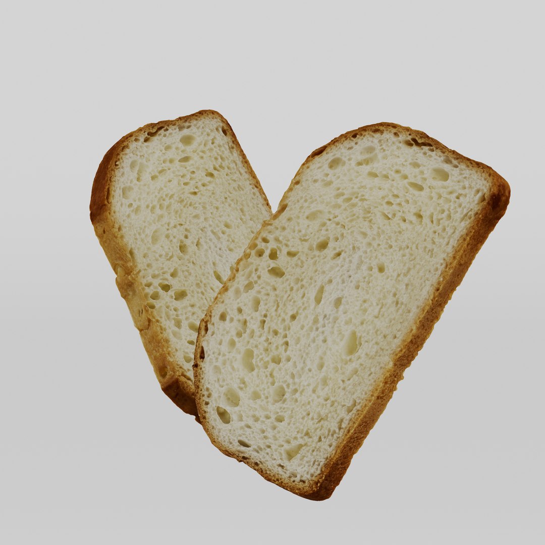 White Bread - Brioche 3D Model - TurboSquid 2027231