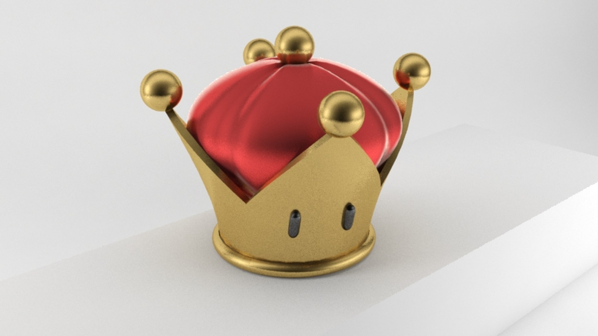 Bowsette Crown 3D Model - TurboSquid 1373170