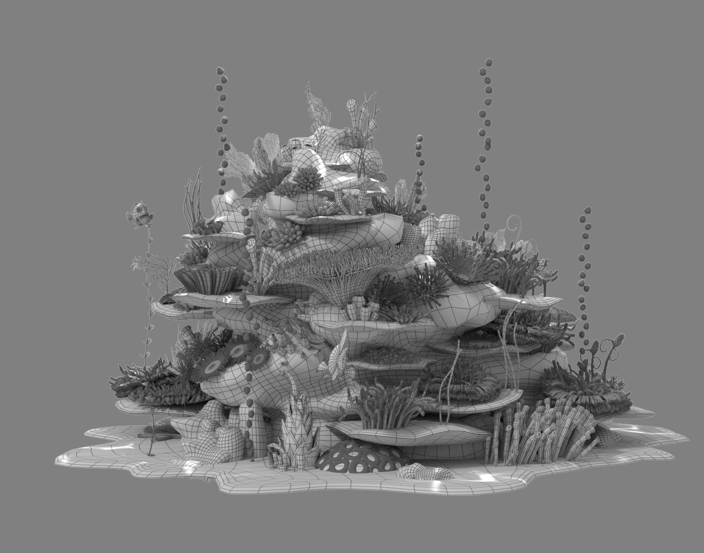 3D coral reef model - TurboSquid 1214070