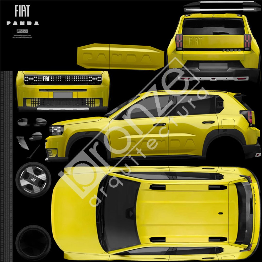 Fiat Grande Panda 2025 3D - TurboSquid 2341070
