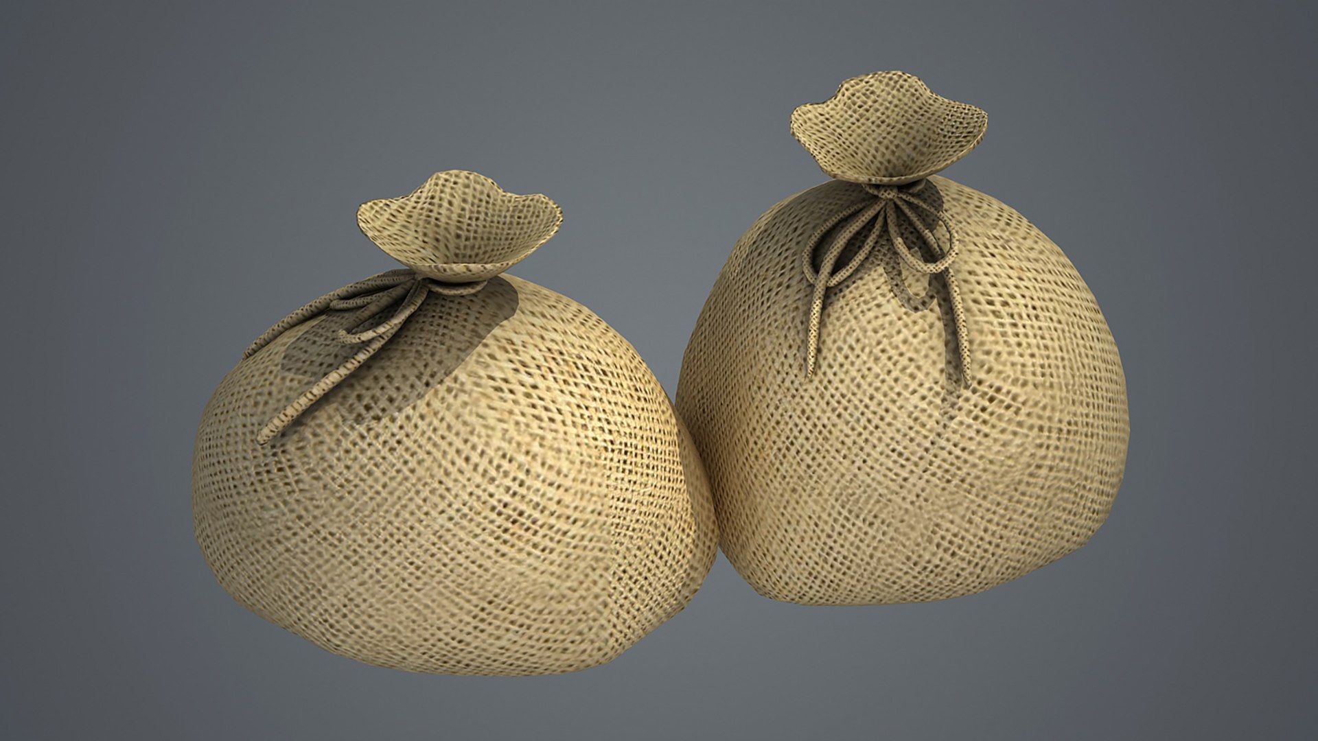 modelo 3d Pouch Cartoon bag sack - TurboSquid 2001522