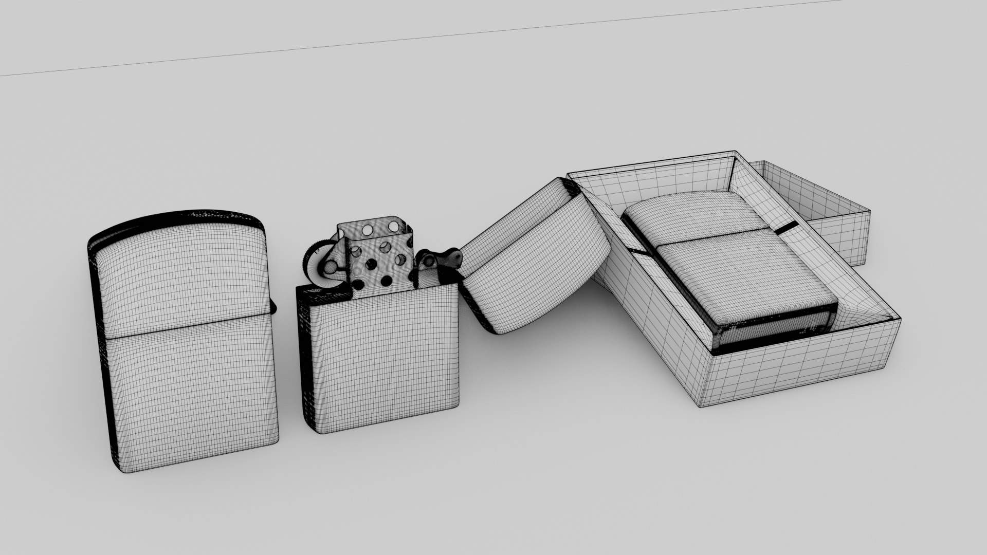 3D Zippo Lighter With Saint Michael Defeating Satan Design Model ...