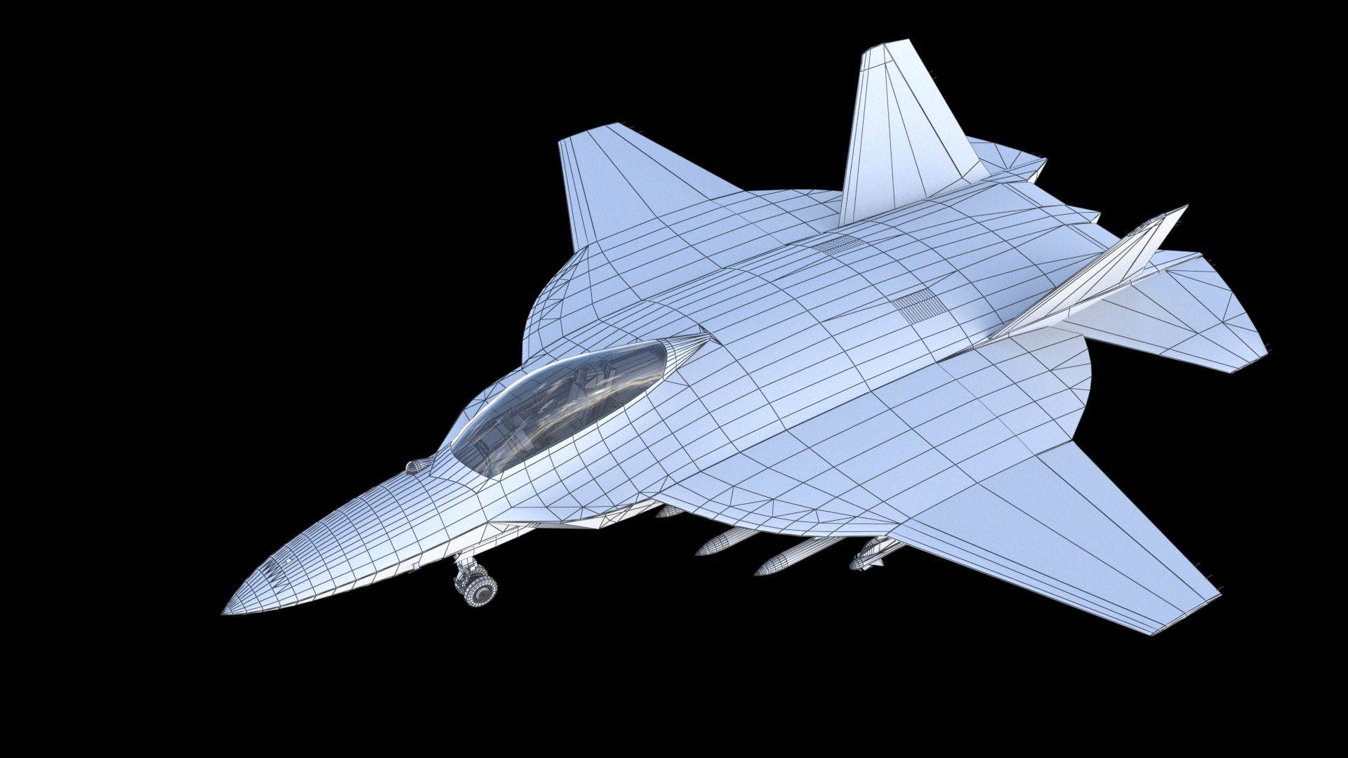 I-2000 LFS Integral-2010 Fighter Jet 3D Model - TurboSquid 2197139