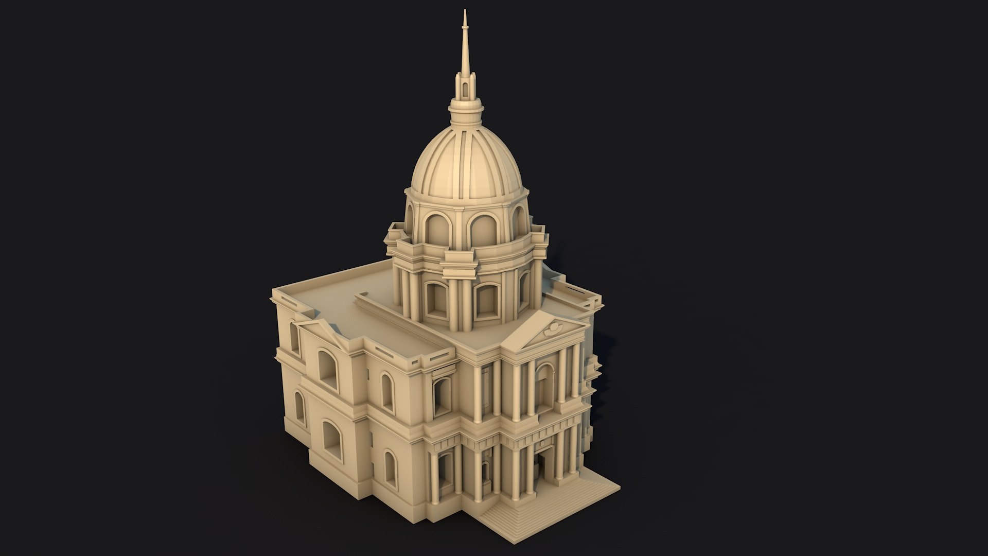 3D Model Pantheon 5 Print - TurboSquid 1566045