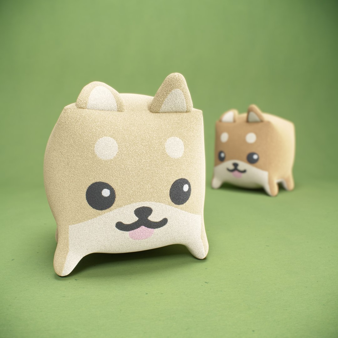 3D kids shiba cube toy - TurboSquid 1752846