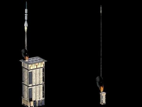 missile animation systems 3d model