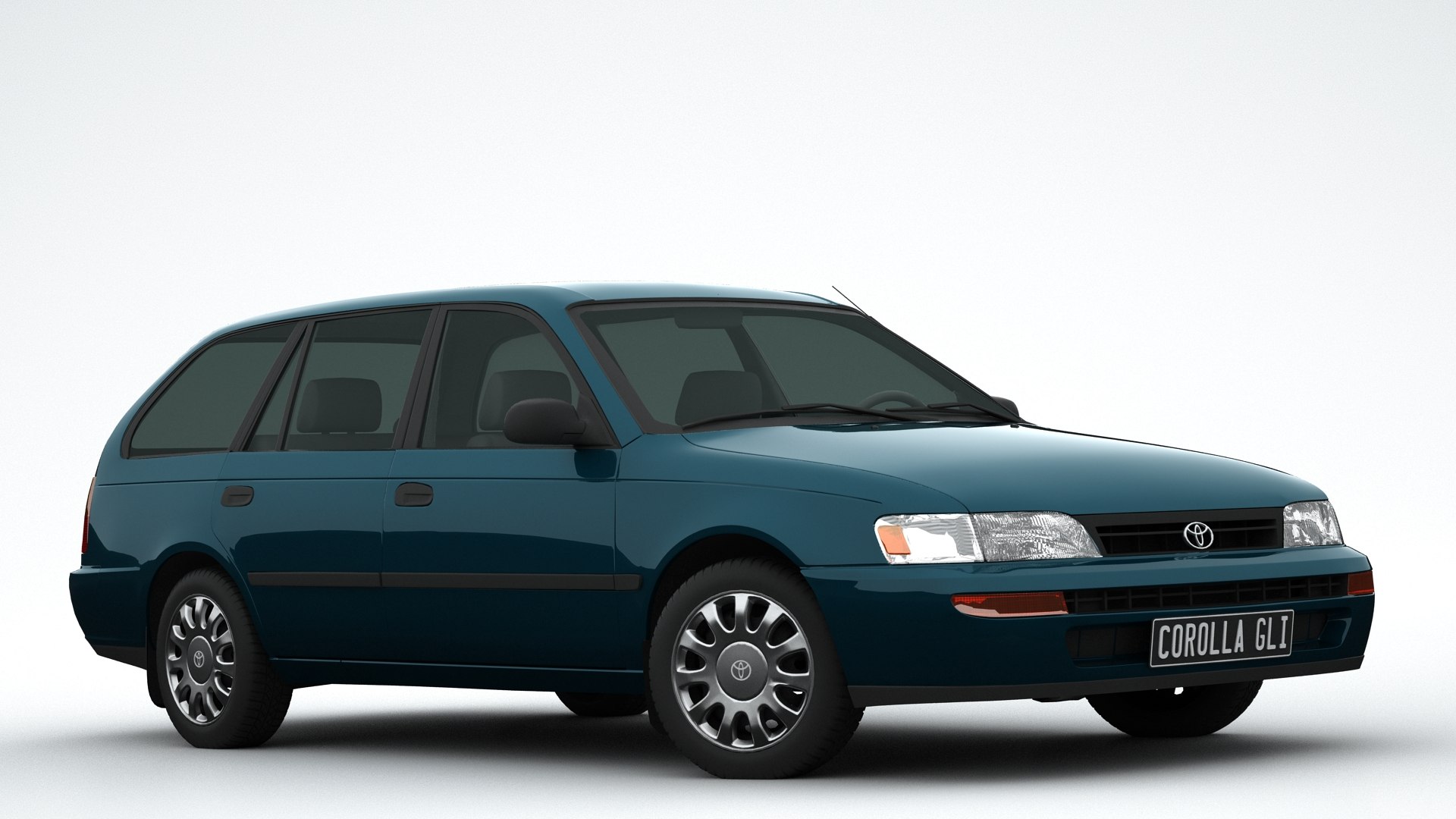 3D Model Toyota Corolla AE101 Wagon - TurboSquid 2143986