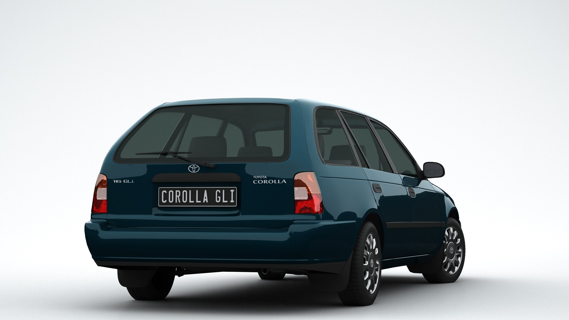 3D Model Toyota Corolla AE101 Wagon - TurboSquid 2143986