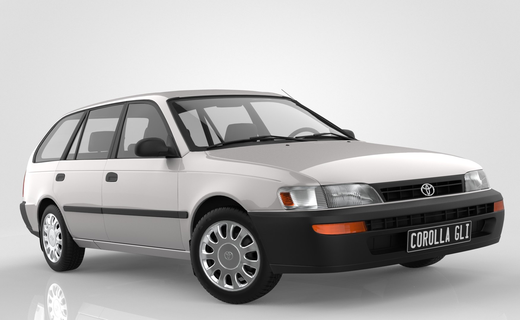 3D Model Toyota Corolla AE101 Wagon - TurboSquid 2143986
