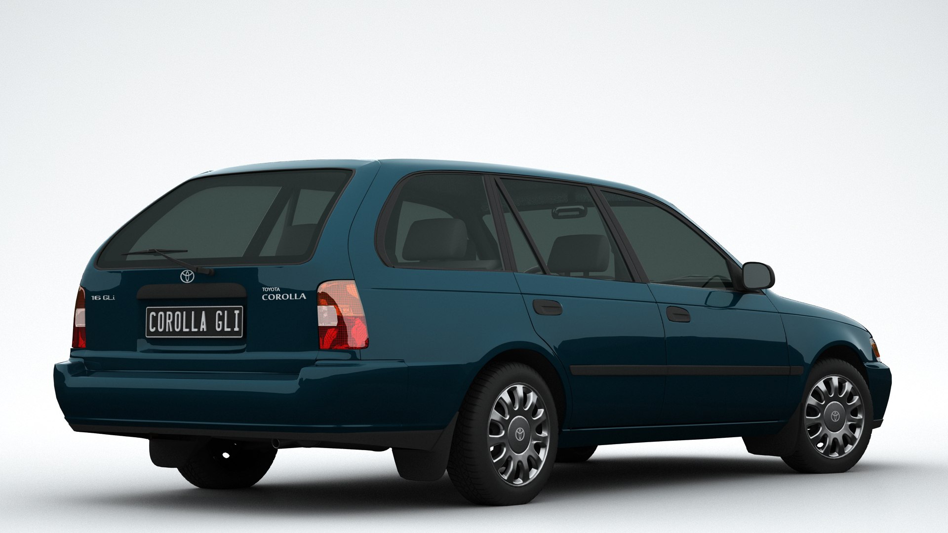 3D Model Toyota Corolla AE101 Wagon - TurboSquid 2143986