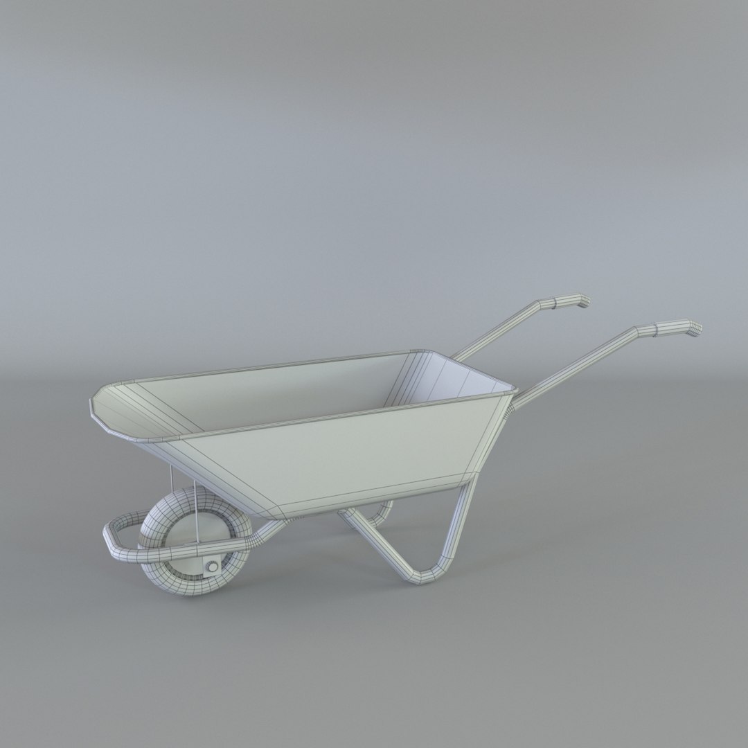 Wheelbarrow 3D Model - TurboSquid 1954093