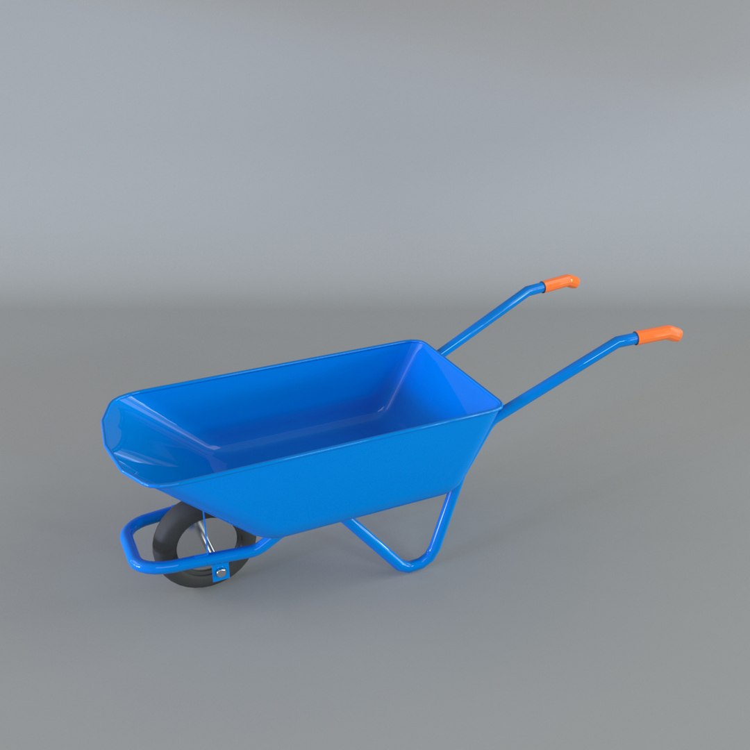 Wheelbarrow 3D Model - TurboSquid 1954093