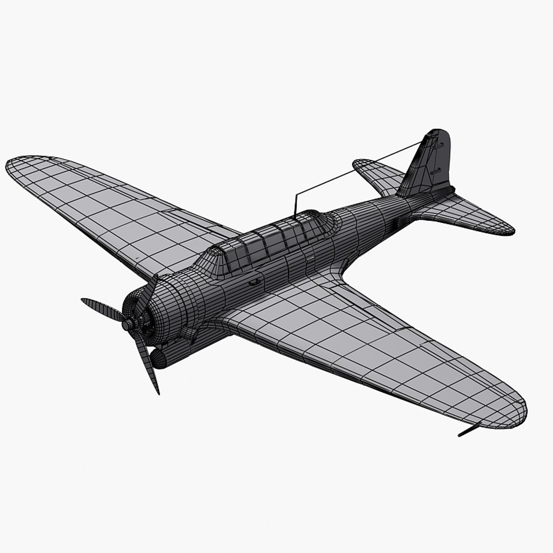 Ww2 Nakajima B5n Torpedo 3d Model