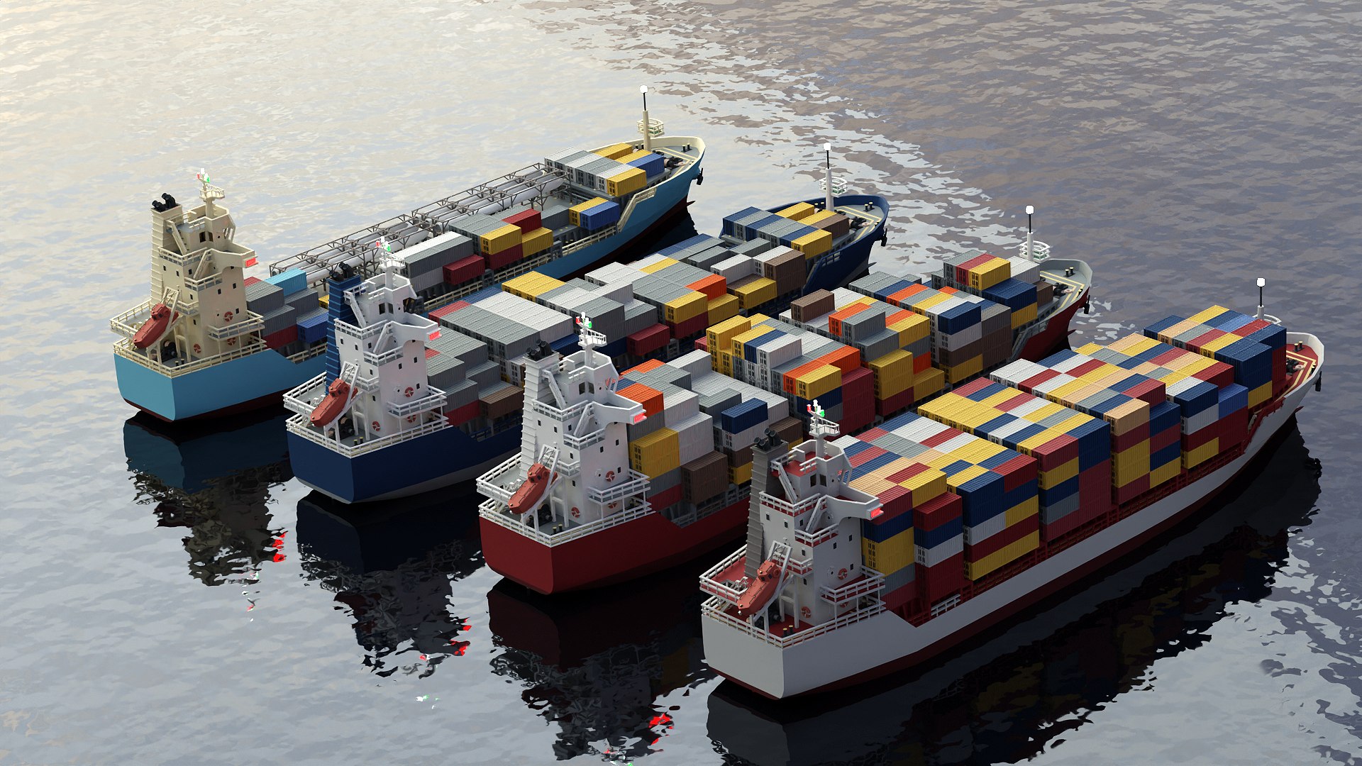 3D Feeder ship - TurboSquid 1966114