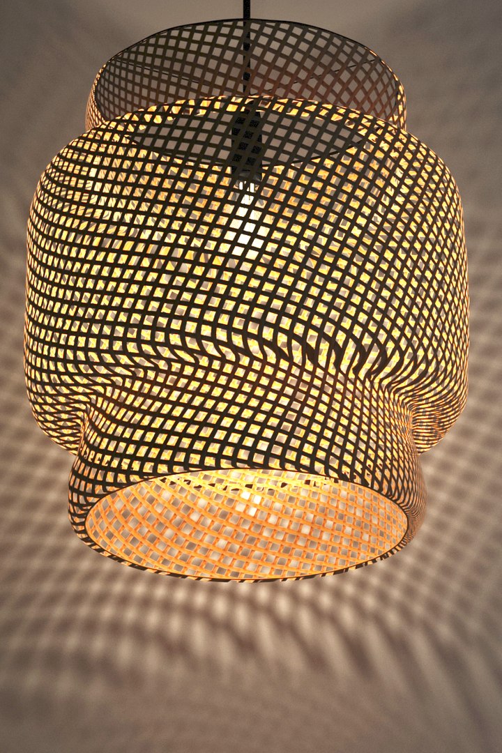 3d ikea sinnerlig pendant light model