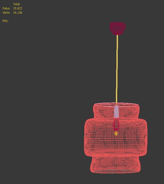 3d ikea sinnerlig pendant light model