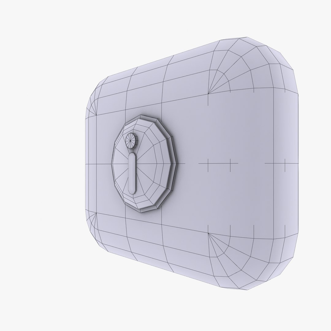 3d model of icon inverted exclamation