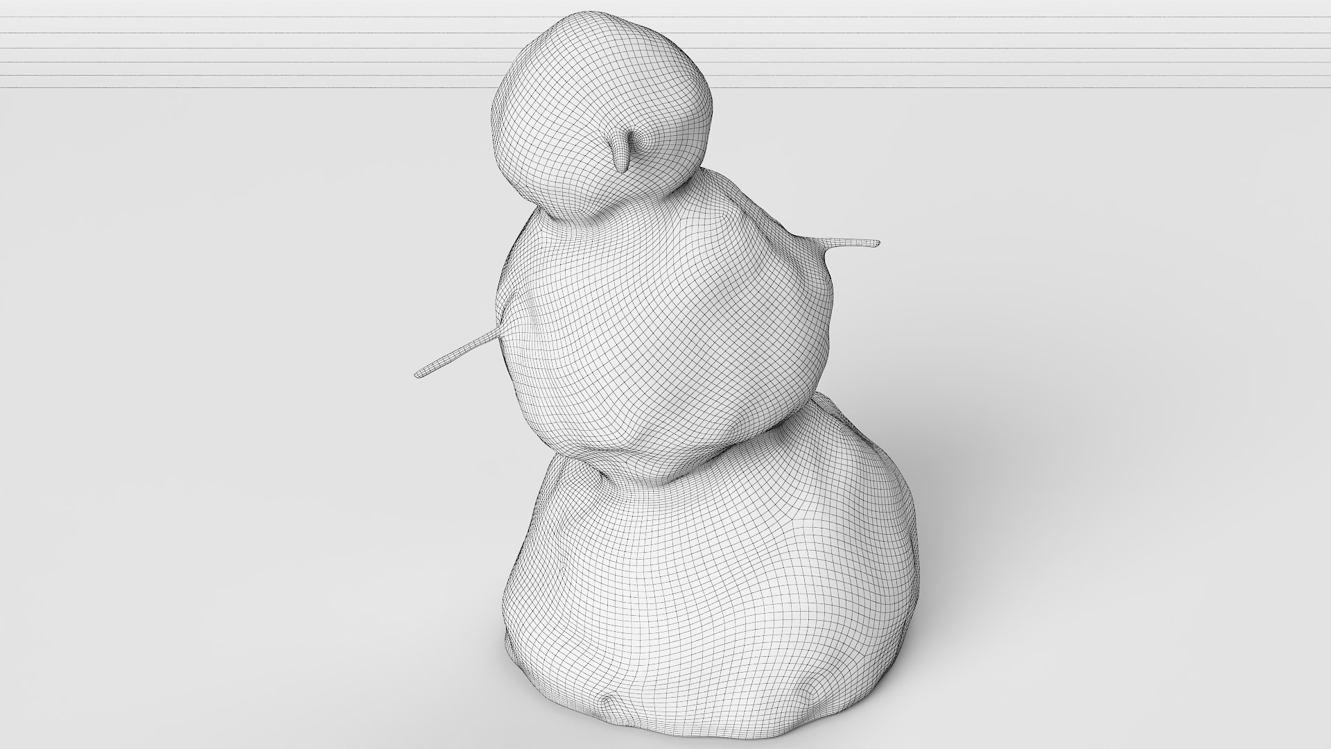 3D Snowman 02 - TurboSquid 2160114