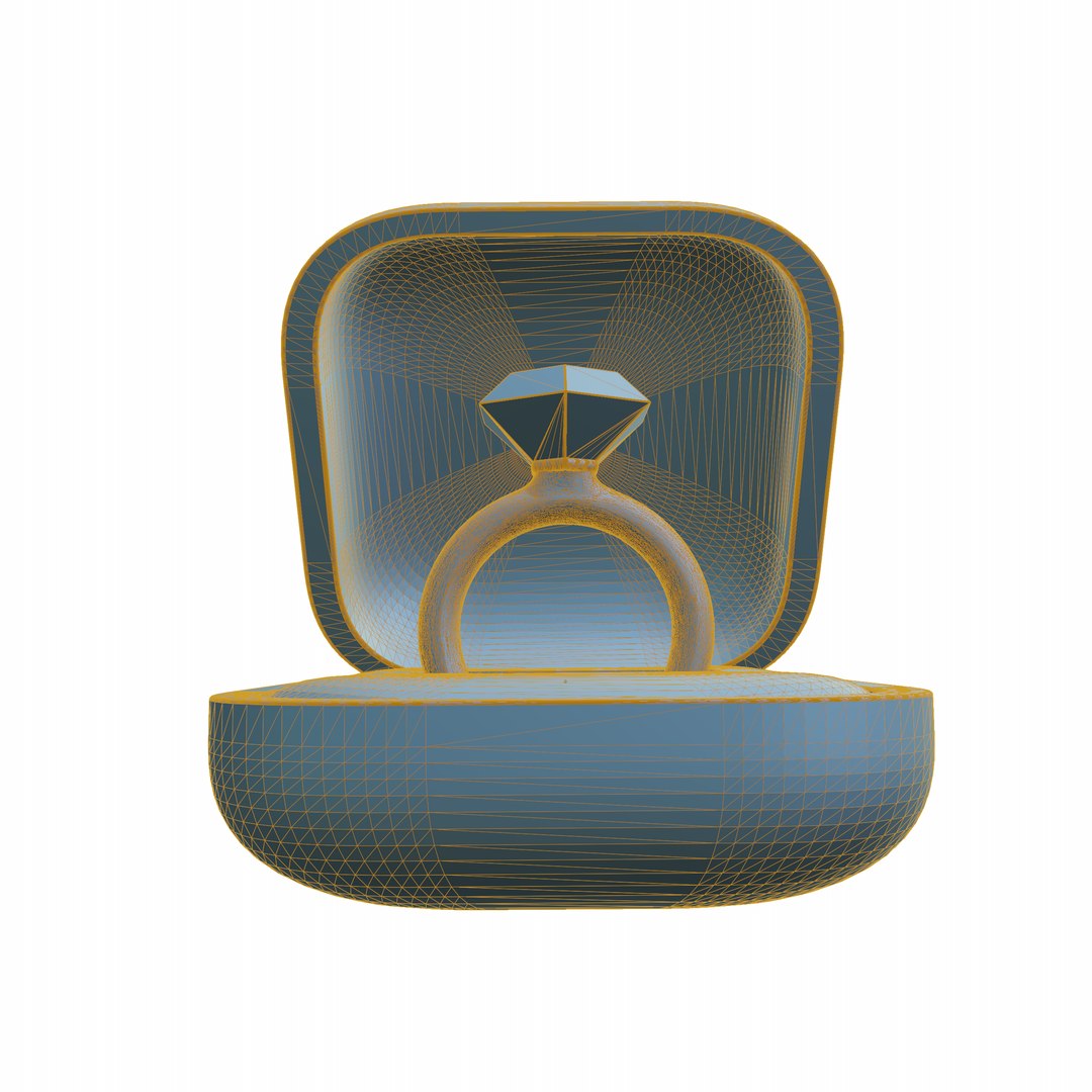 3D Ring Box Decor - TurboSquid 2199024