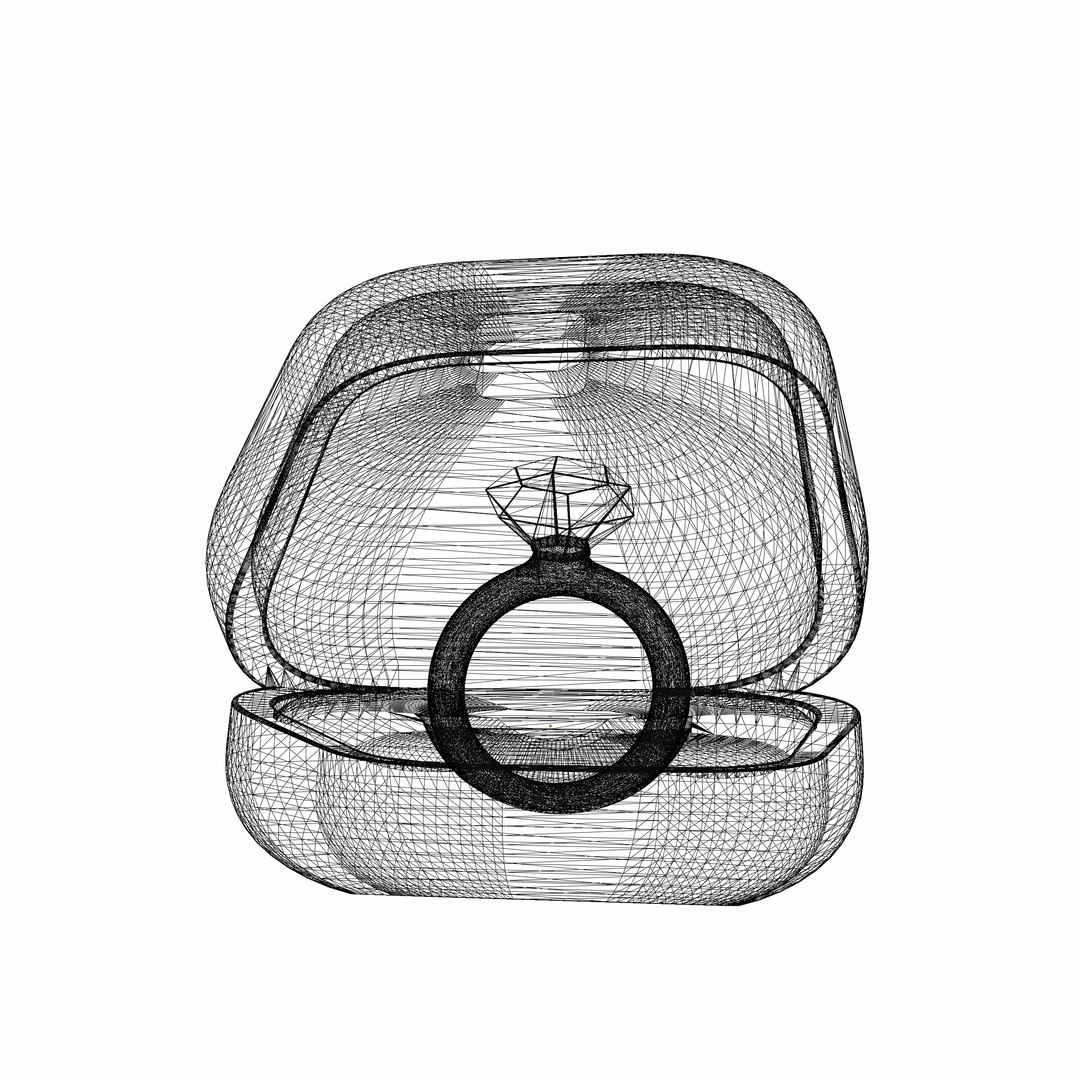 3D Ring Box Decor - TurboSquid 2199024