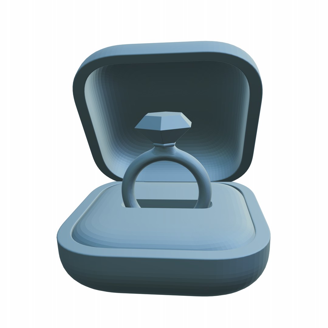 3D Ring Box Decor - TurboSquid 2199024
