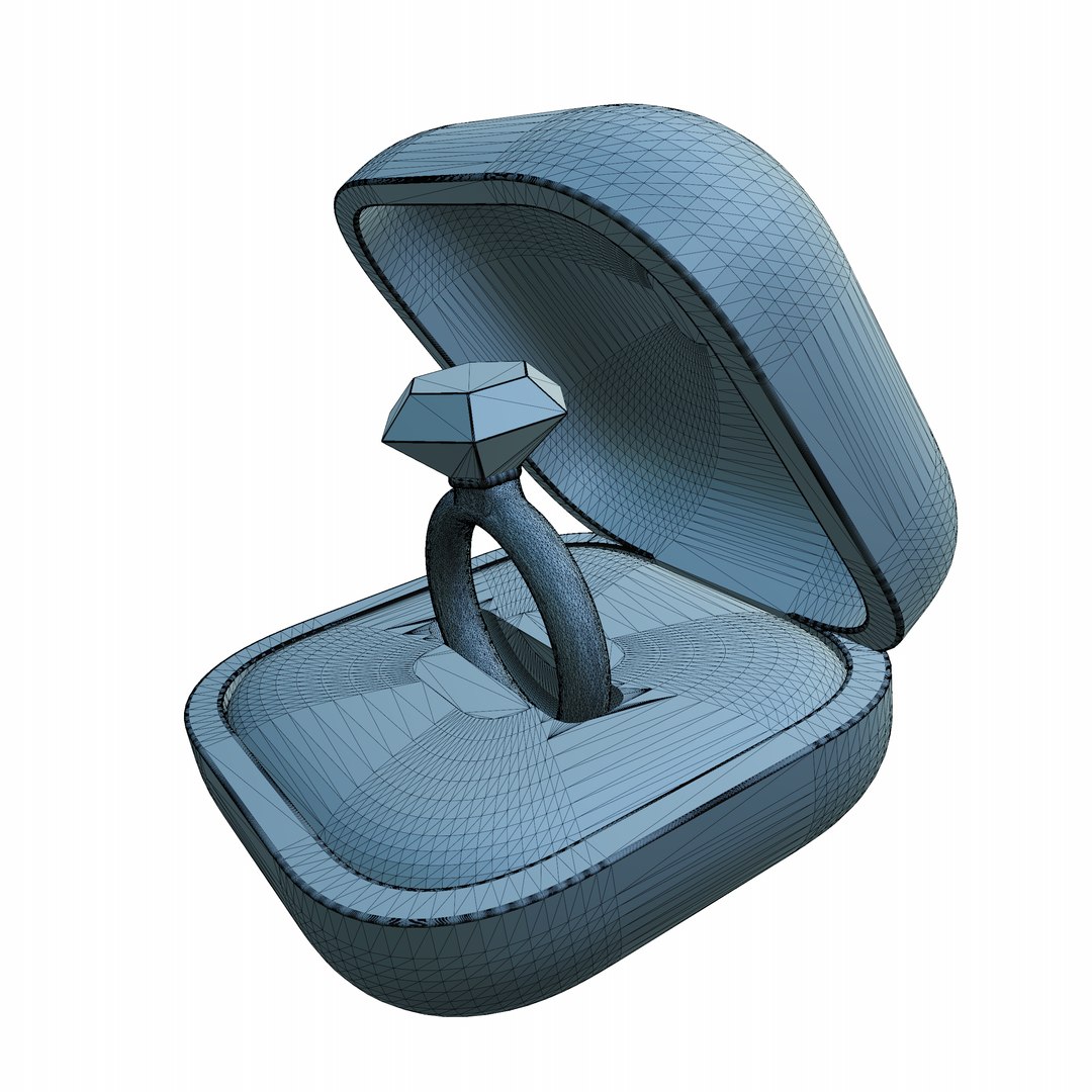 3D Ring Box Decor - TurboSquid 2199024