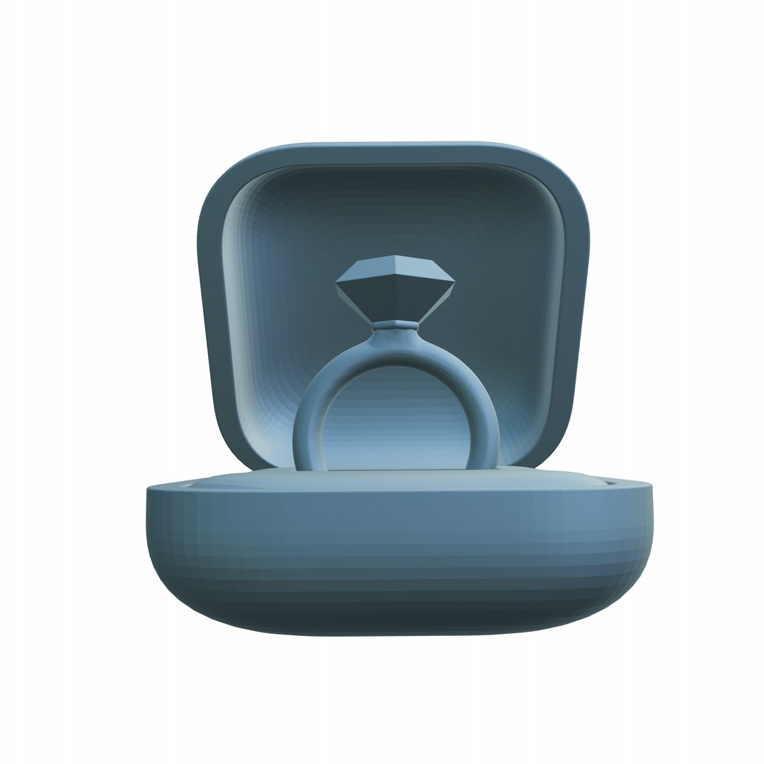 3D Ring Box Decor - TurboSquid 2199024