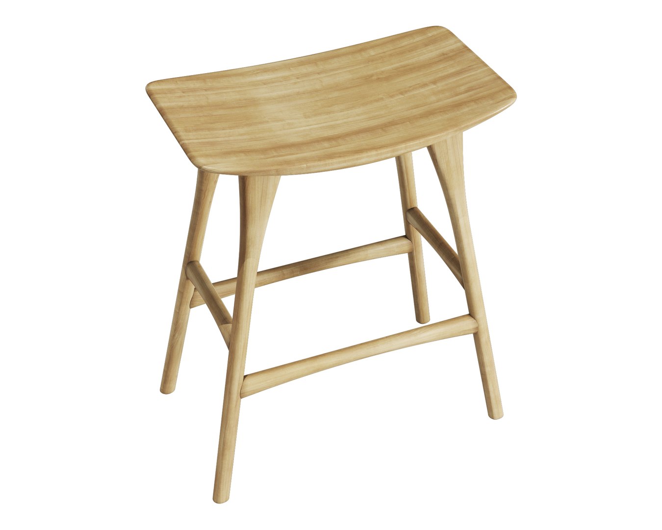 3D Model Ethnicraft Osso Counter Stool - TurboSquid 2333702