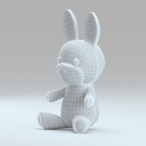 3d model bunny figure