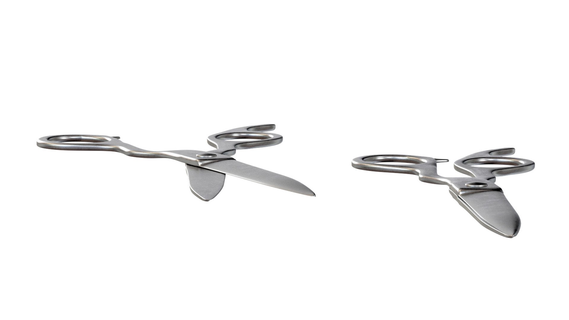 3D Kasho Metal Scissors For A Hairstyle - TurboSquid 2284076