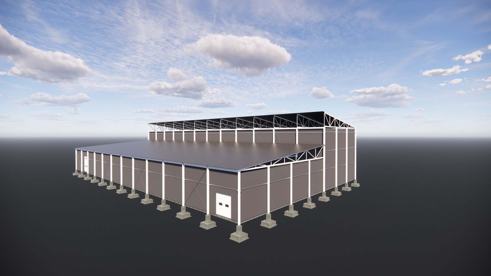 Warehouse 3D model - TurboSquid 2170602