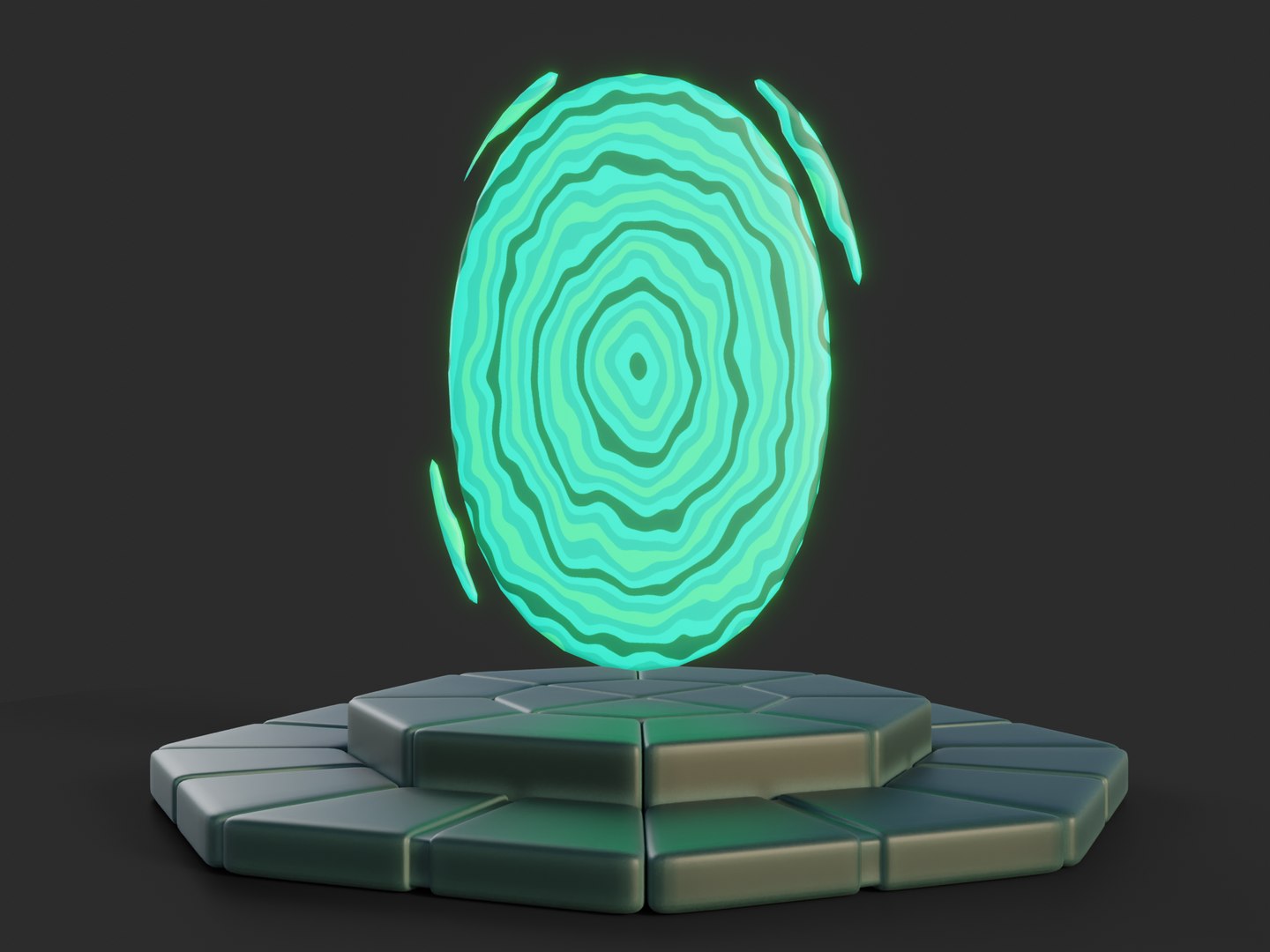 Cartoon Portal 5 3D Model - TurboSquid 2064781