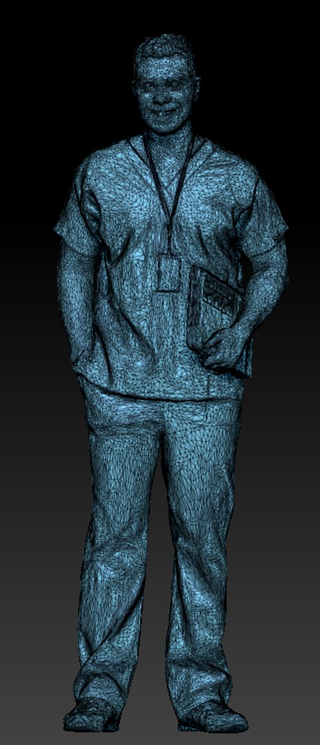 3D Model Handsome Young Doctor Smiling 287 - TurboSquid 1720393