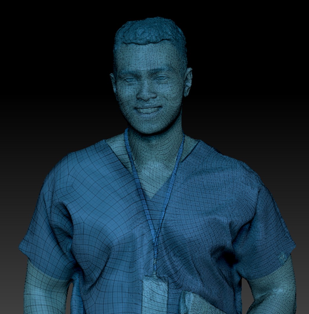 3D Model Handsome Young Doctor Smiling 287 - TurboSquid 1720393