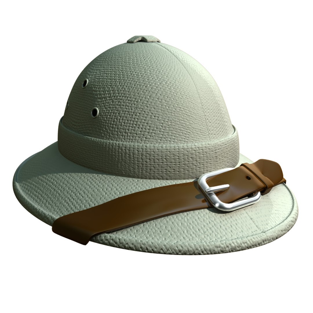 Pith Helmet 3D Model - TurboSquid 1202537