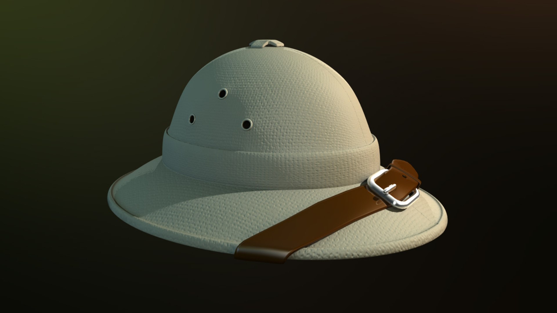 Pith Helmet 3D Model - TurboSquid 1202537