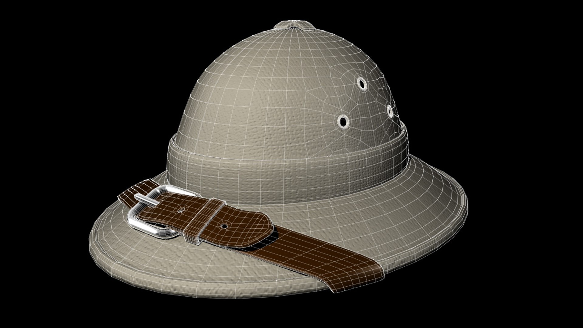 Pith Helmet 3D Model - TurboSquid 1202537